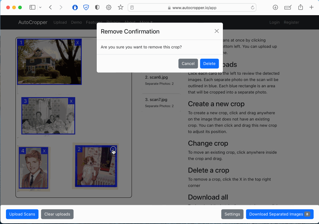 AutoCropper | How to edit, adjust, and create individual crops