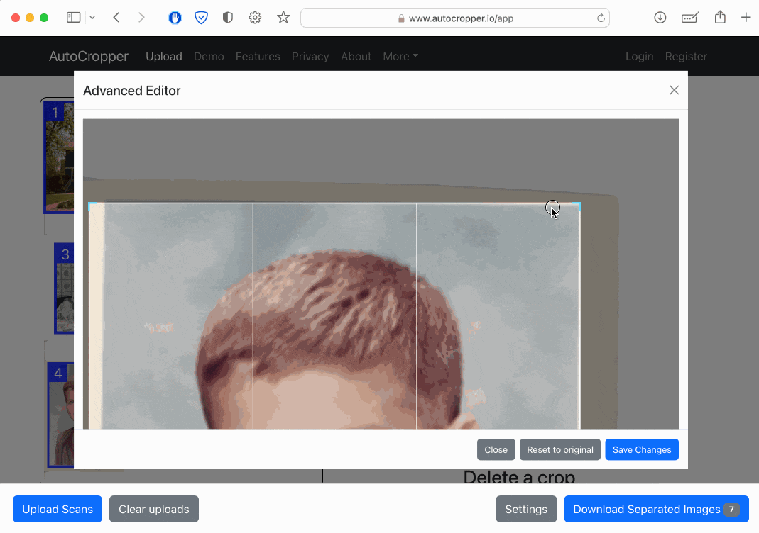 AutoCropper | How to edit, adjust, and create individual crops